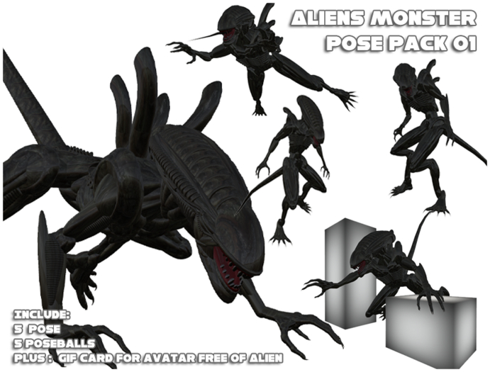 Second Life Marketplace - Aliens Monster
